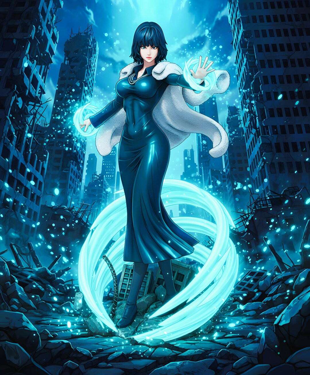 Fubuki From One-punch Man 3D Model - Telekinetic Heroine - STL for ...