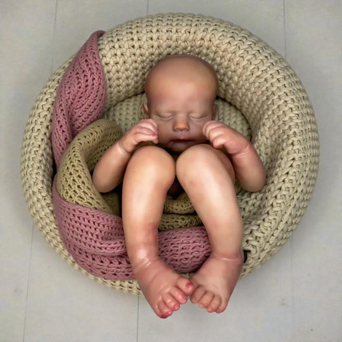 Reborn Kit | 21 Inch Unpainted Vinyl Baby With Cloth Body - Etsy