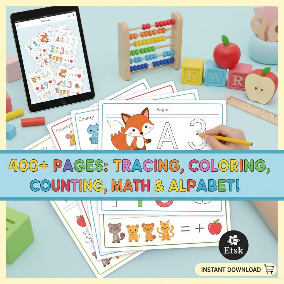 Preschool Curriculum Worksheets | Homeschool Pre-k Printables | ABC ...