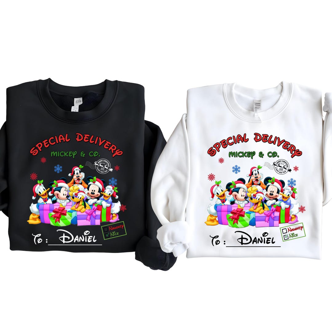 Gildan Mickey & Co Christmas Gift Boxes S–2XL Disney 2026 Family ...