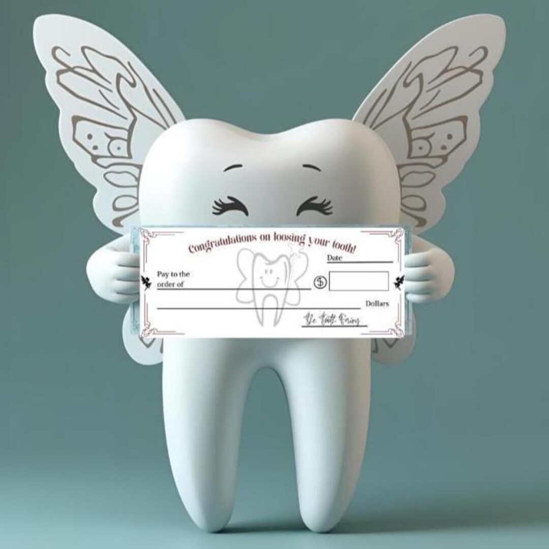 Tooth Fairy Check for Kids – Instant Download, Fillable & Printable - Etsy