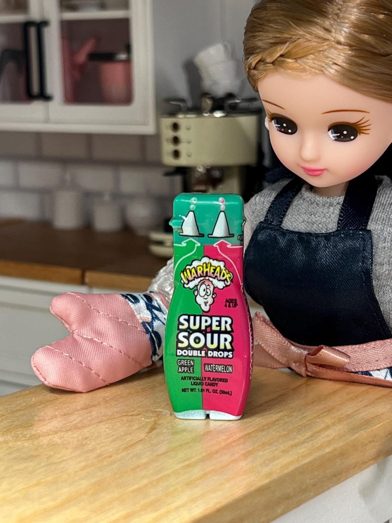 Miniature Warheads Super Sour Double Drops - Mini Brands Series 3 - Etsy