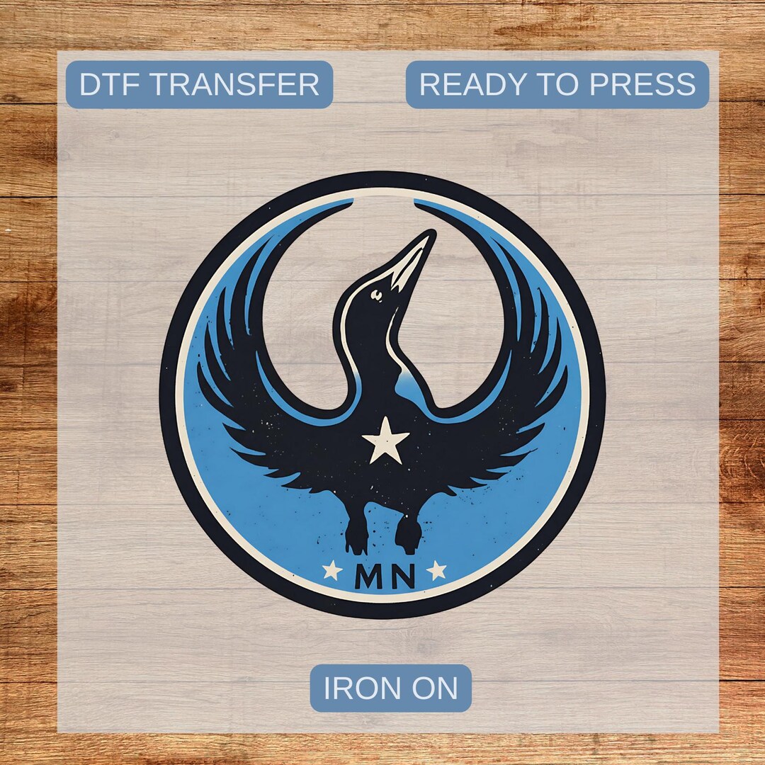 Minnesota Rebel Loon DTF Transfer, MN Protest Iron-on - Etsy
