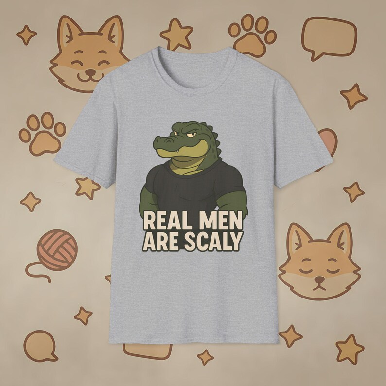 Scaly Alligator T-shirt | Cute Fursuit Art Tee | Kawaii Furry Merch ...