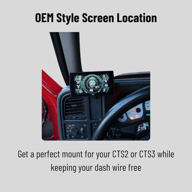 Edge CTS3 CTS2 Mount for 4x4 Dash Panel Driver-side Pod Dual Mount ...