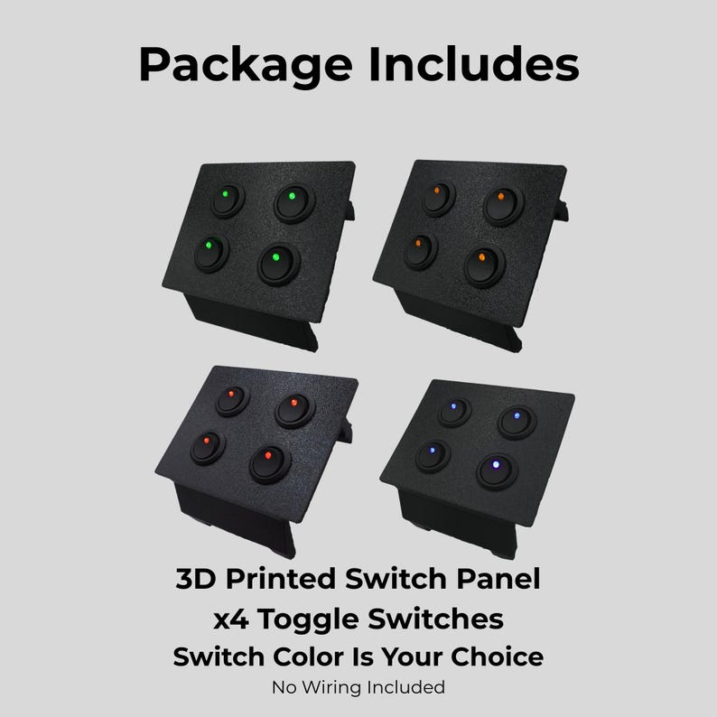 99-07 Silverado Sierra Switch Dash Panel With 4 Switches NBS GMC ...