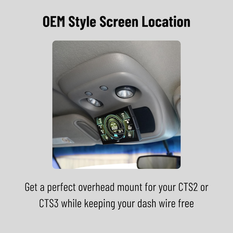 Overhead Console Mount for Edge Insight CTS3 & CTS2 | Fits 1999-2007 ...