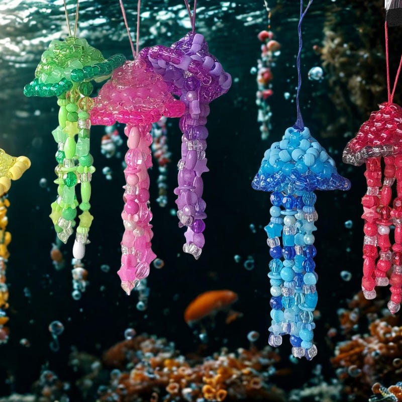 Jellyfish Kandi Bracelet - Etsy