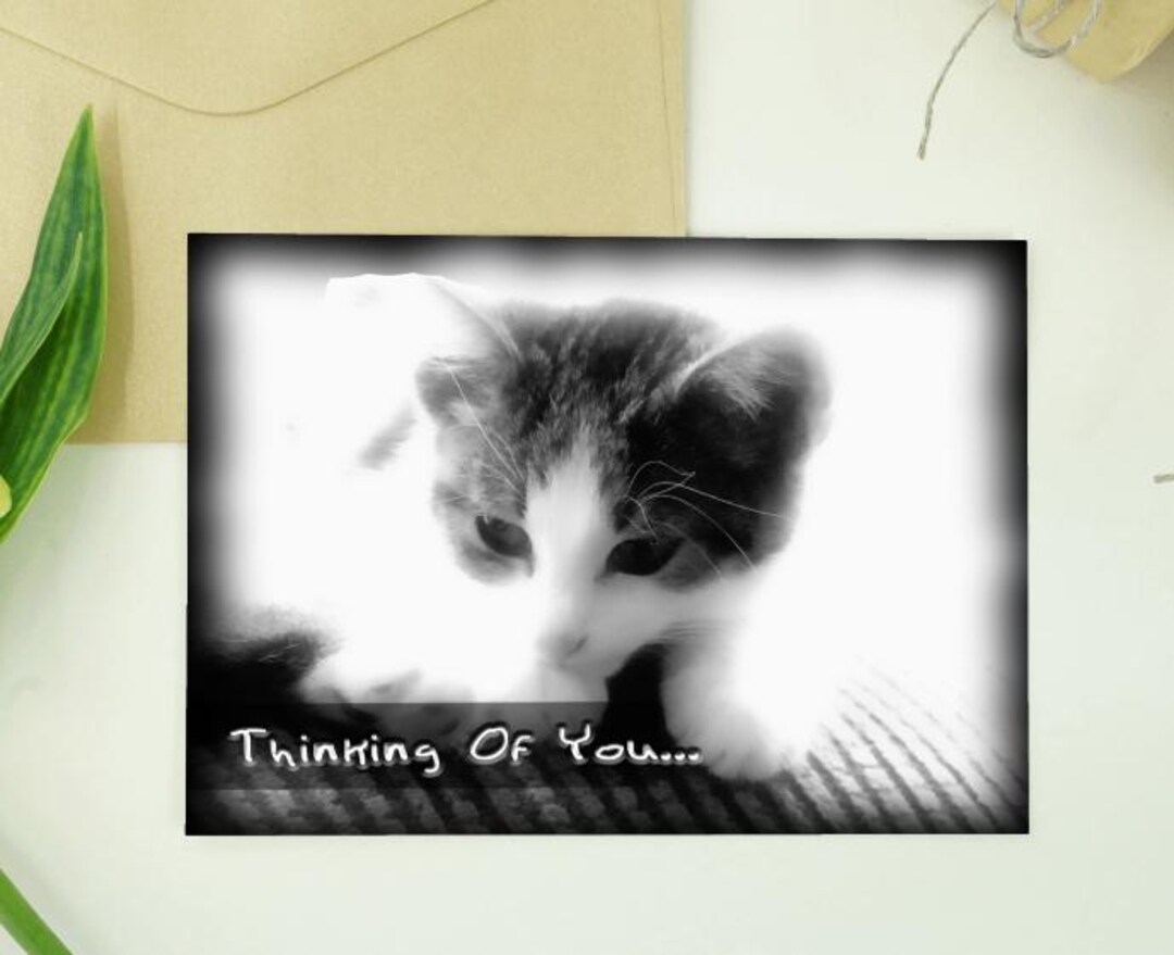 Printable DIY Thinking of You Greeting Card Download - by Kenneth ...