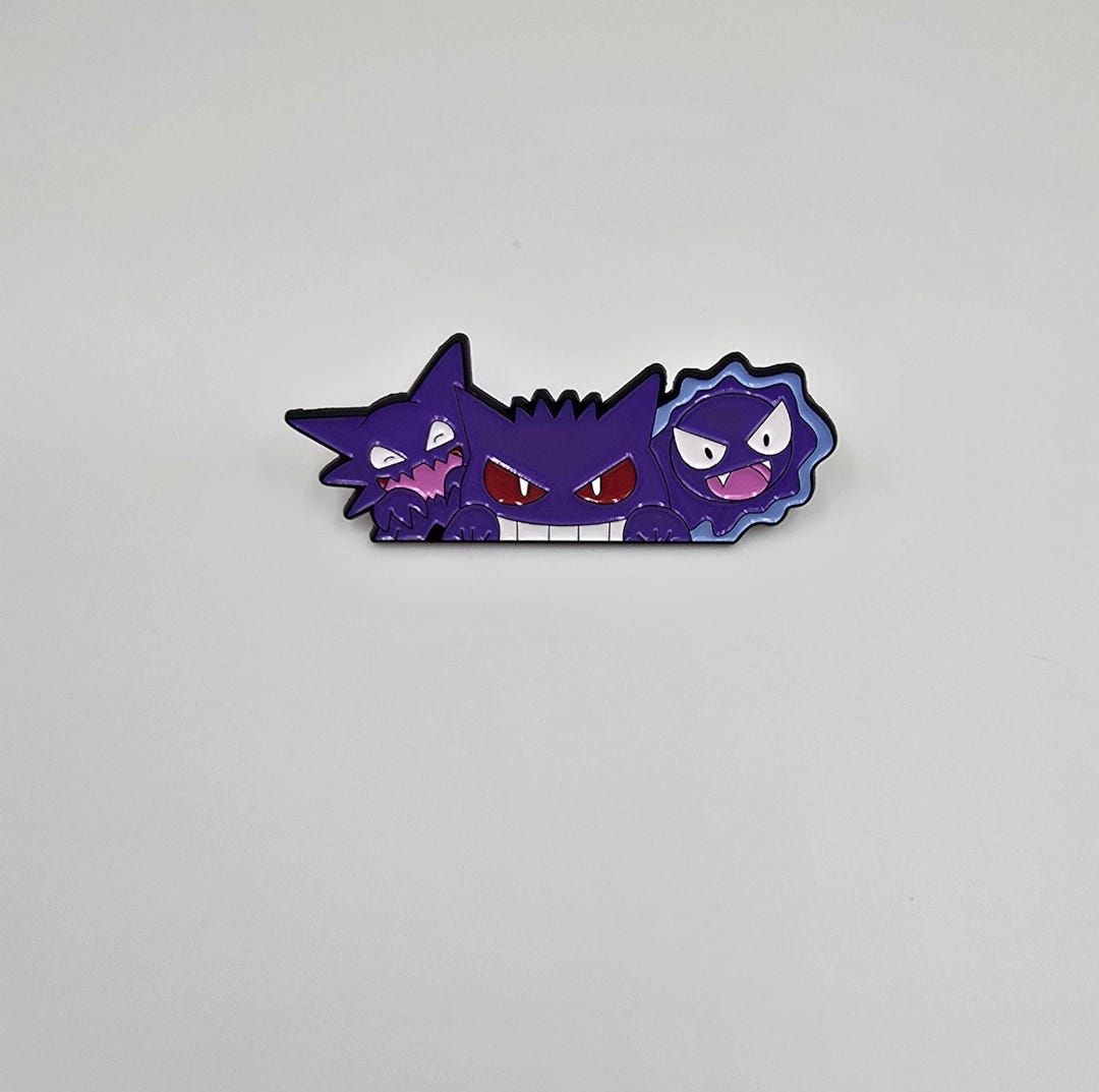 Pin Showing the Evolution of the Pokemon Characters Gastly, Haunter and ...