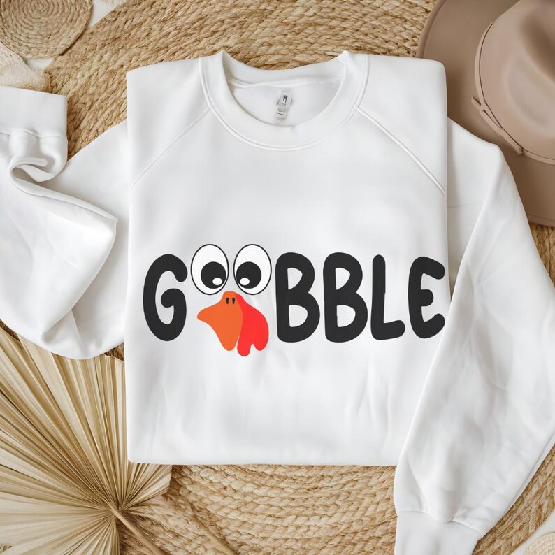 Thanksgiving SVG, Gobble SVG, Turkey Face SVG, Gobble Till You Wobble ...