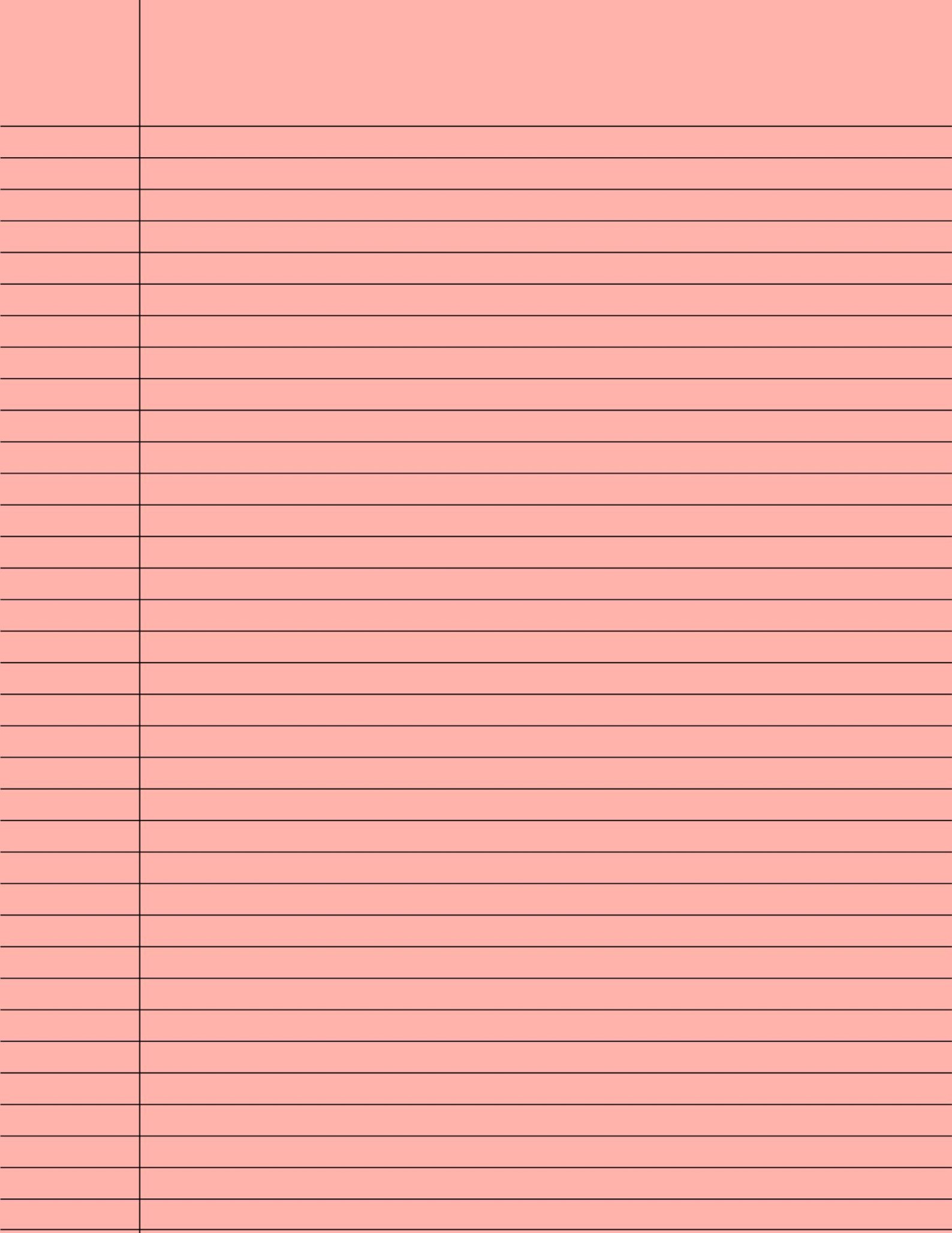 Digital Notebook Paper Pack – Rainbow Colors | A4 & Letter | Medium ...