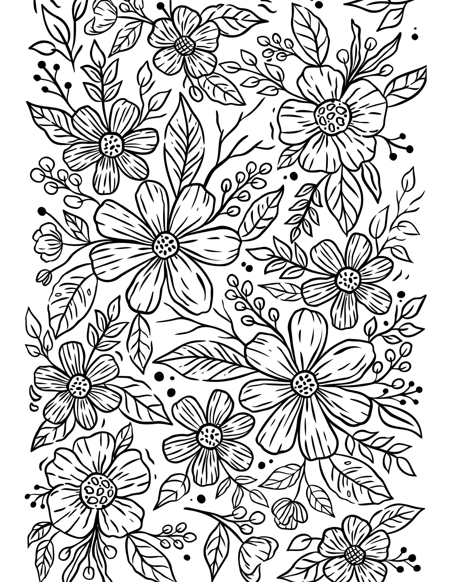Printable Coloring Pages – Relax & Unwind (10-page PDF) - Etsy