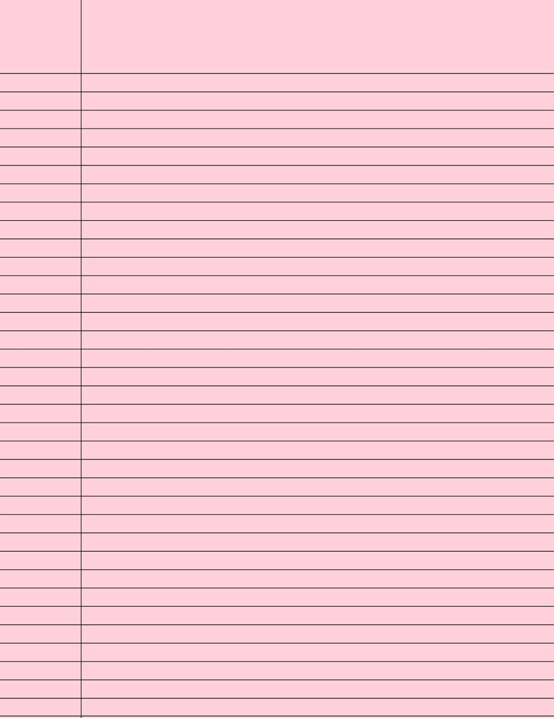 Digital Notebook Paper Pack – Rainbow Colors | A4 & Letter | Medium ...