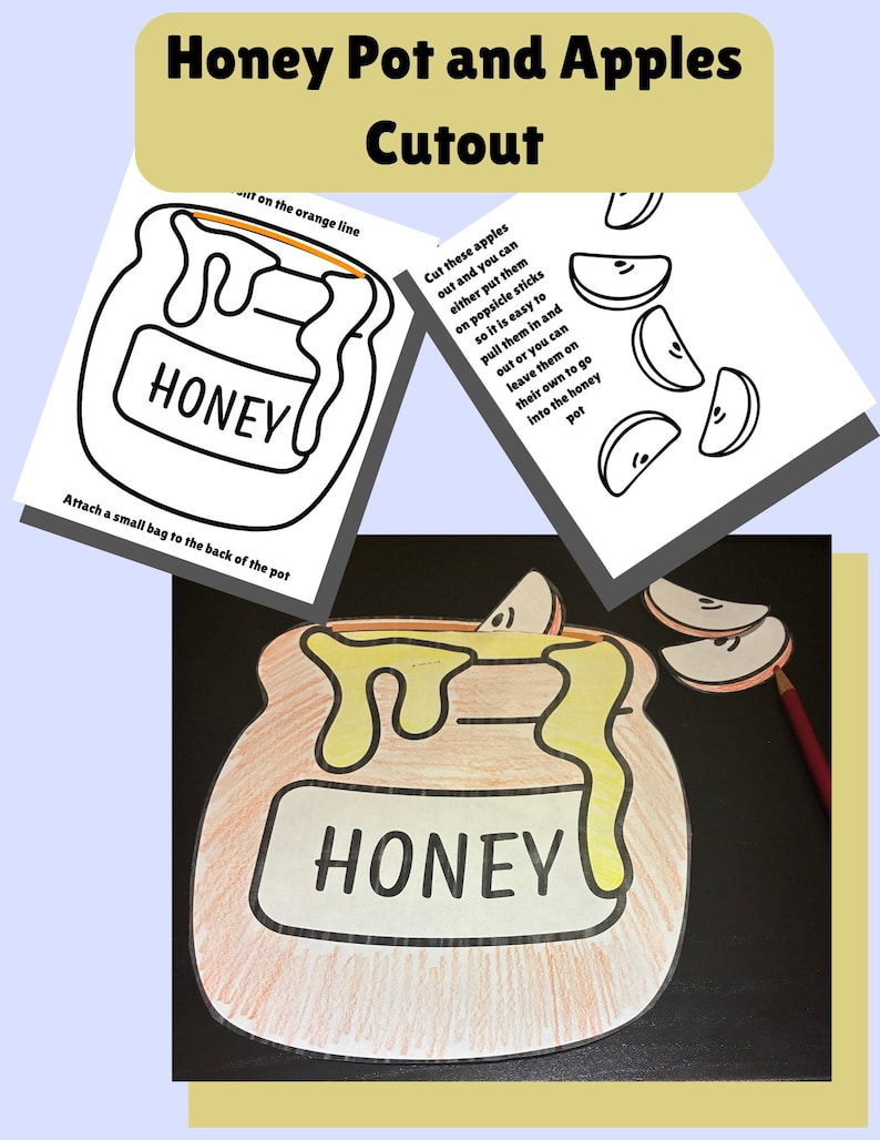 Rosh Hashanah Cutout Project - Etsy