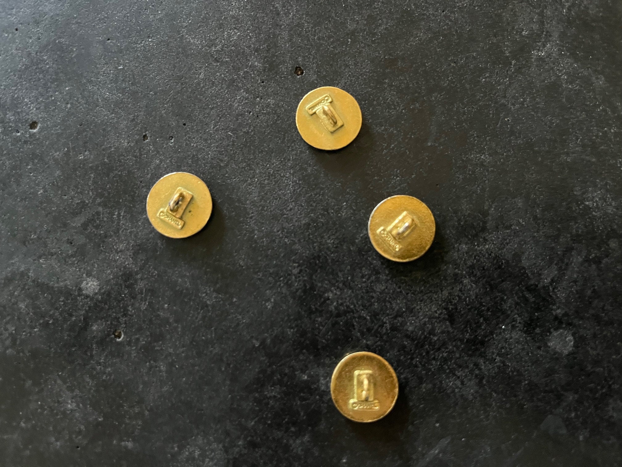 One Vintage CHANEL Shiny CC Button Circa 1990's - Etsy