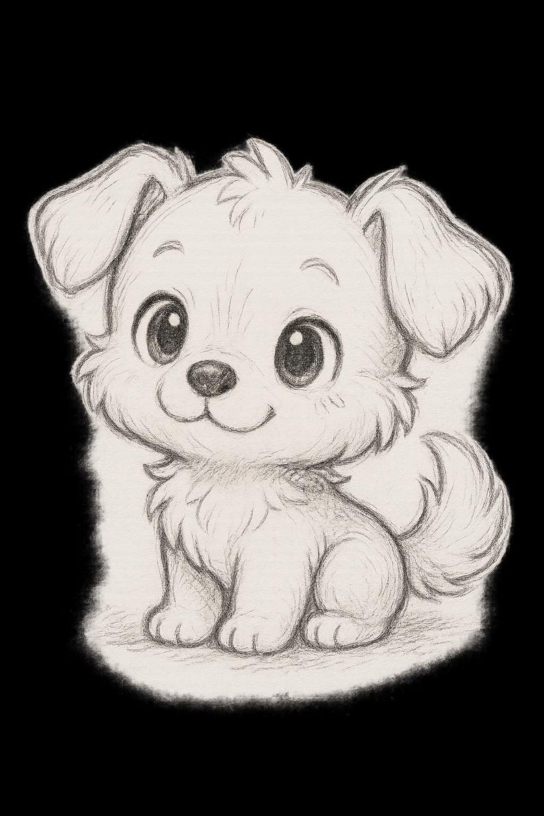 Chibi Animals Coloring Page Set - Etsy