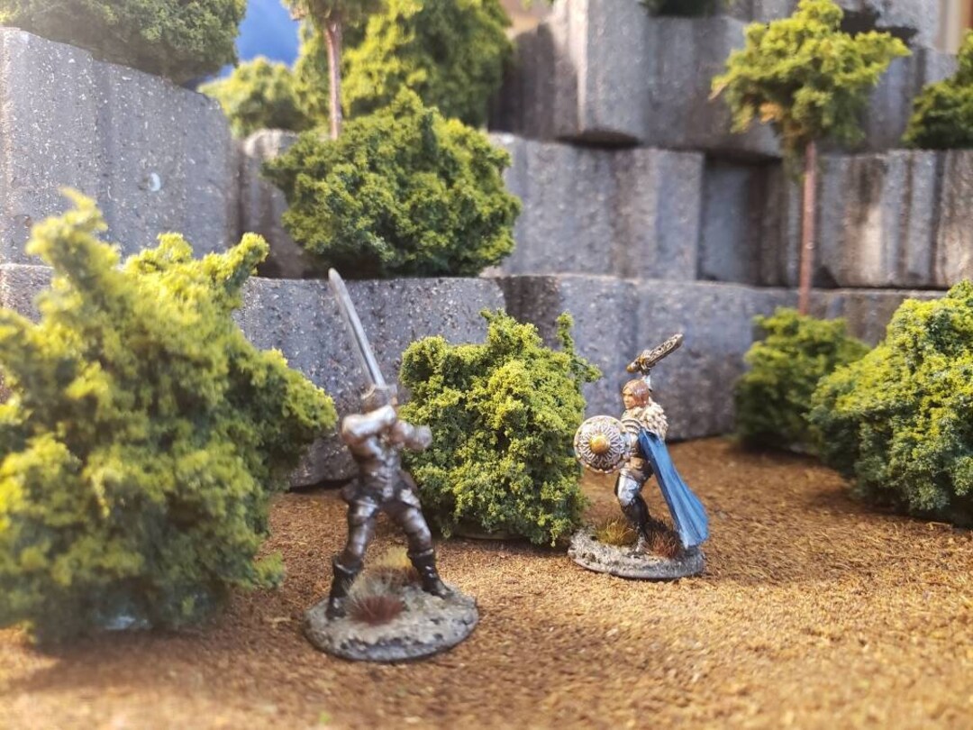 Tabletop Miniature Bushes for TTRPG, Wargaming, or Diorama - Etsy