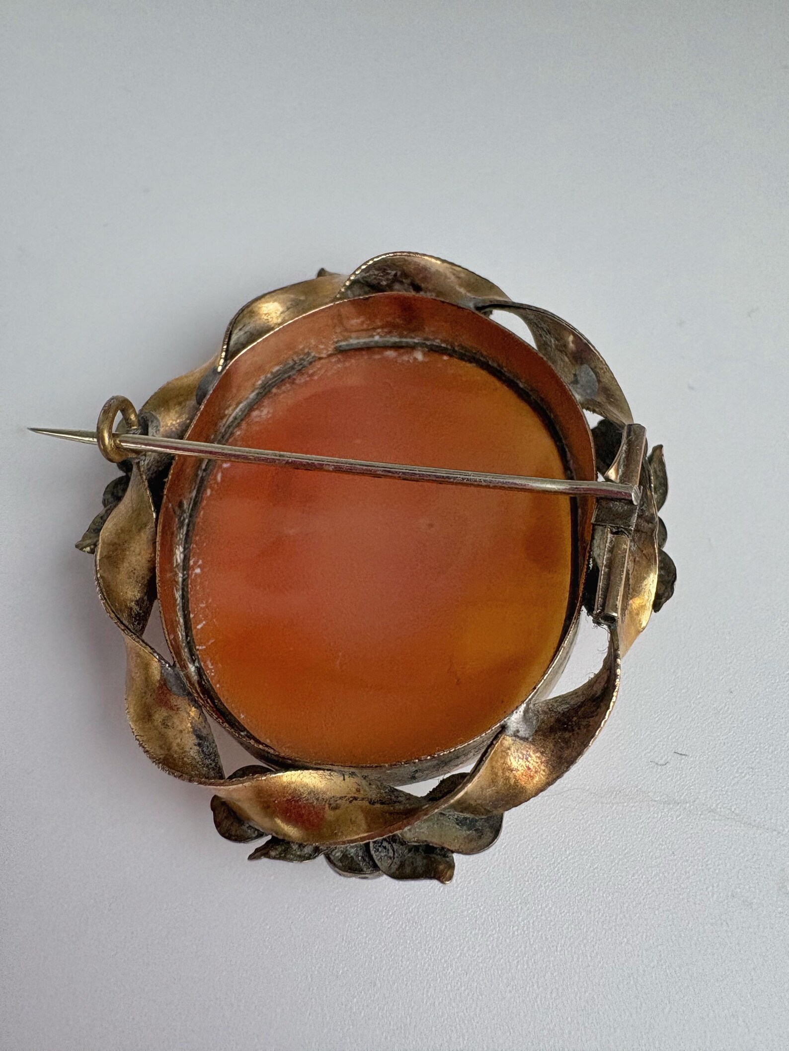 Victorian 10k Gold Cameo Brooch • Hand Carved Shell • Rebecca at the ...
