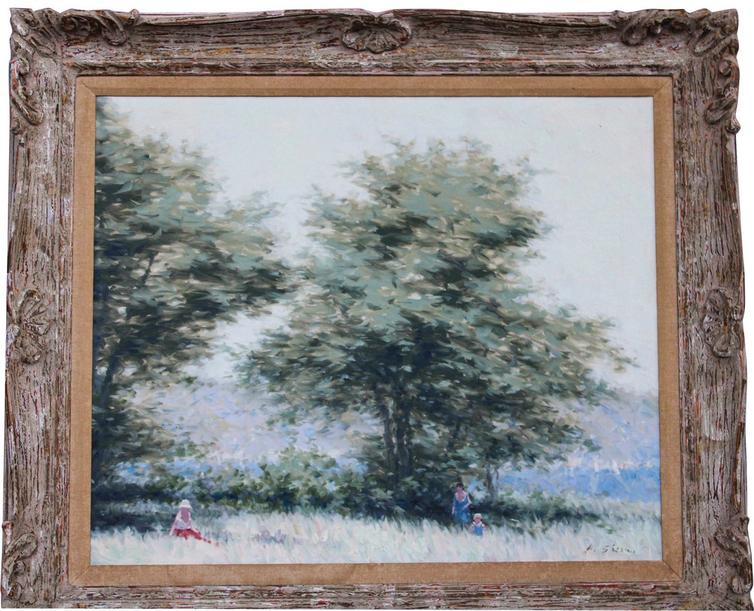 Andre Gisson (1921 - 2003) Oil Painting on Canvas, Original Frame - Etsy