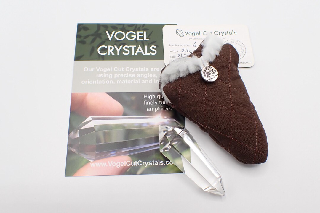 Authentic - VOGEL 6 Faceted CRYSTAL - Genuine & Professionally and ...