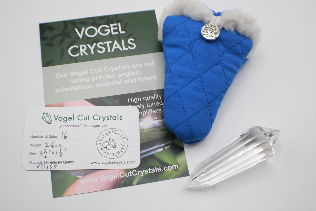 Authentic VOGEL 16 Faceted CRYSTAL Genuine & Professionally and ...