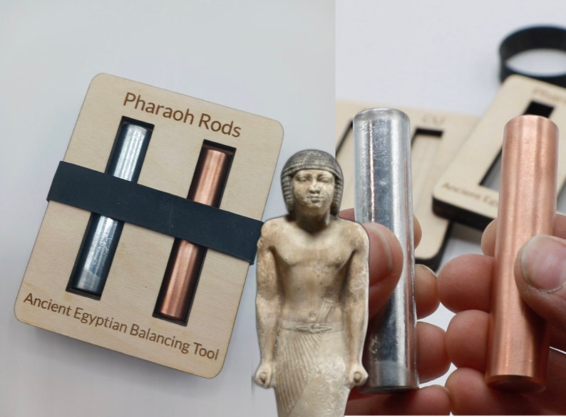 Egyptian Pharaoh Rods - Pure Copper & Zinc W/box - Etsy Canada