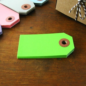 Green Gift Tags, Green Tags, Set of 20 - Etsy