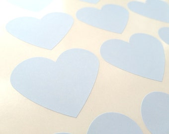 Blue Heart Stickers | Etsy