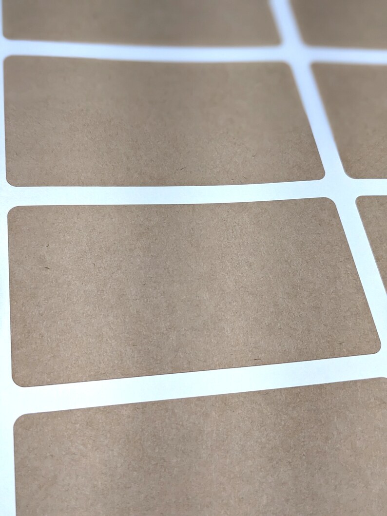 Printable Labels Rustic Labels Brown Kraft Stickers - Etsy