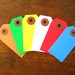 Orange Gift Tags, Orange Paper Tags, Product Tags - Etsy