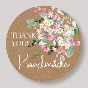 Custom Thank You Stickers, Custom Circle Sticker, Custom Jar Label Set ...
