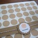 1 Inch Circle Sticker Round Kraft Sticker Set of 63 - Etsy