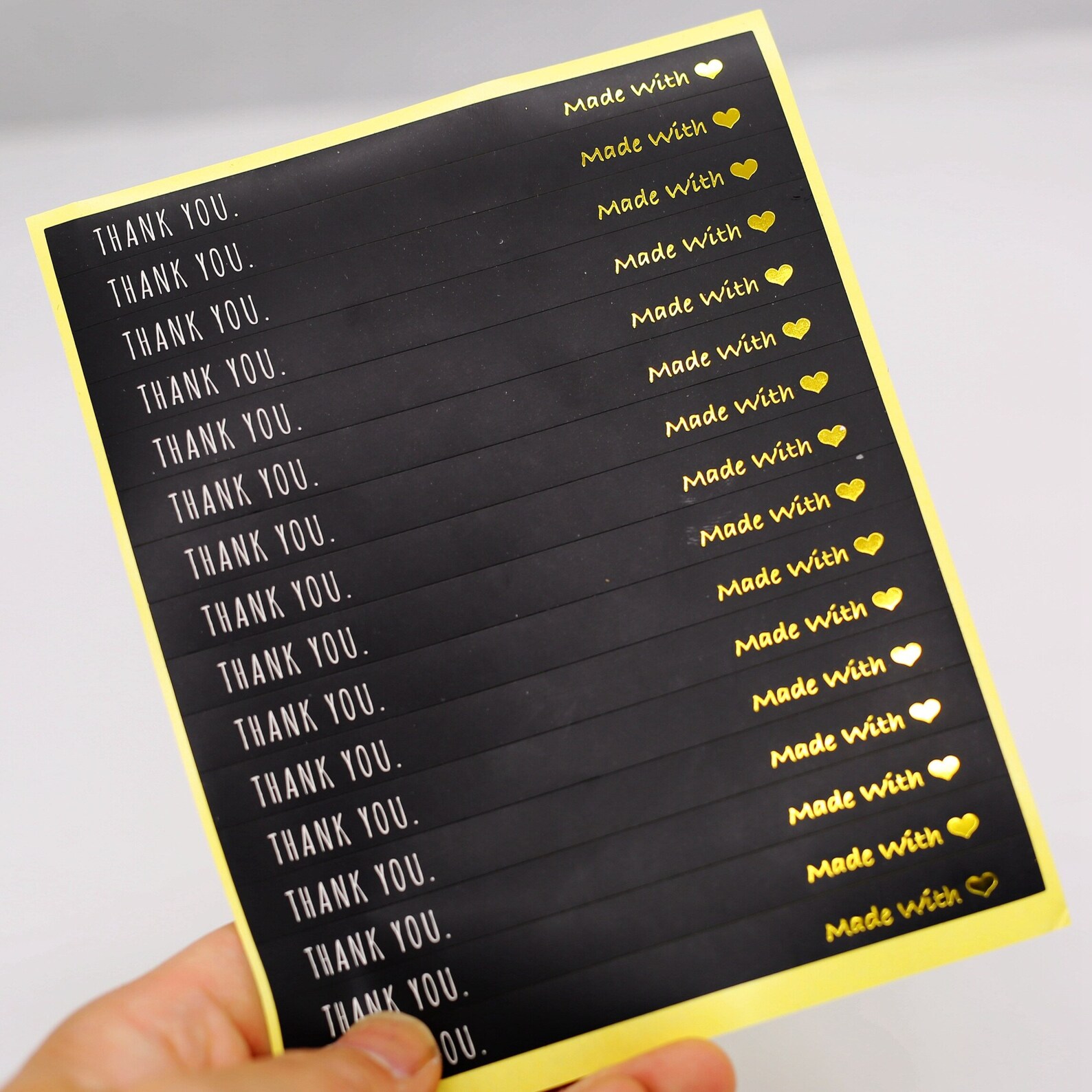 Thank You Stickers Made With Love Stickers Set of 32 - Etsy