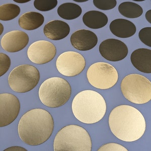 Gold Seal - Metallic Gold Round Stickers - Gold Foil Circle Stickers, 1 ...