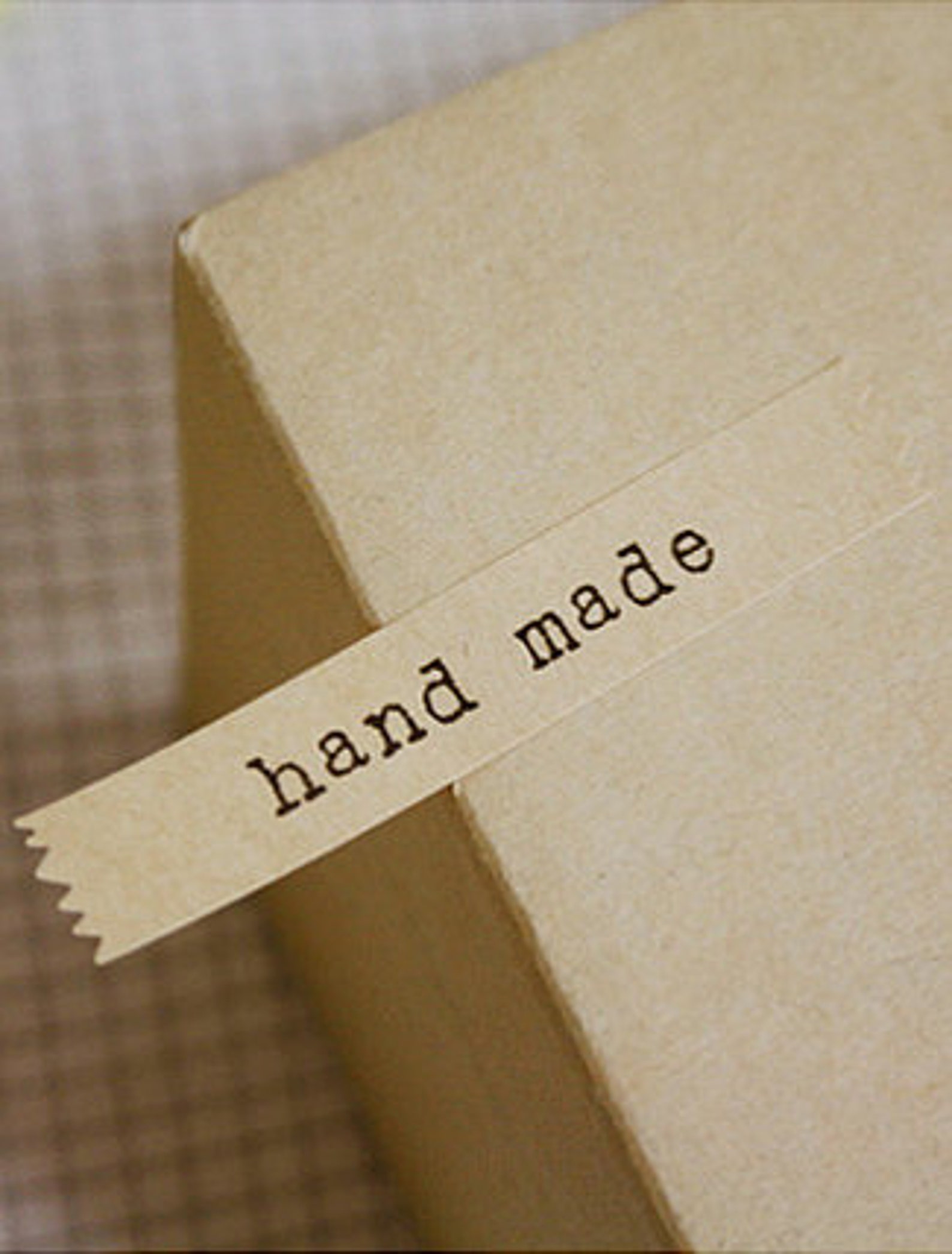 Kraft Handmade Stickers Kraft Labels Set of 40 - Etsy