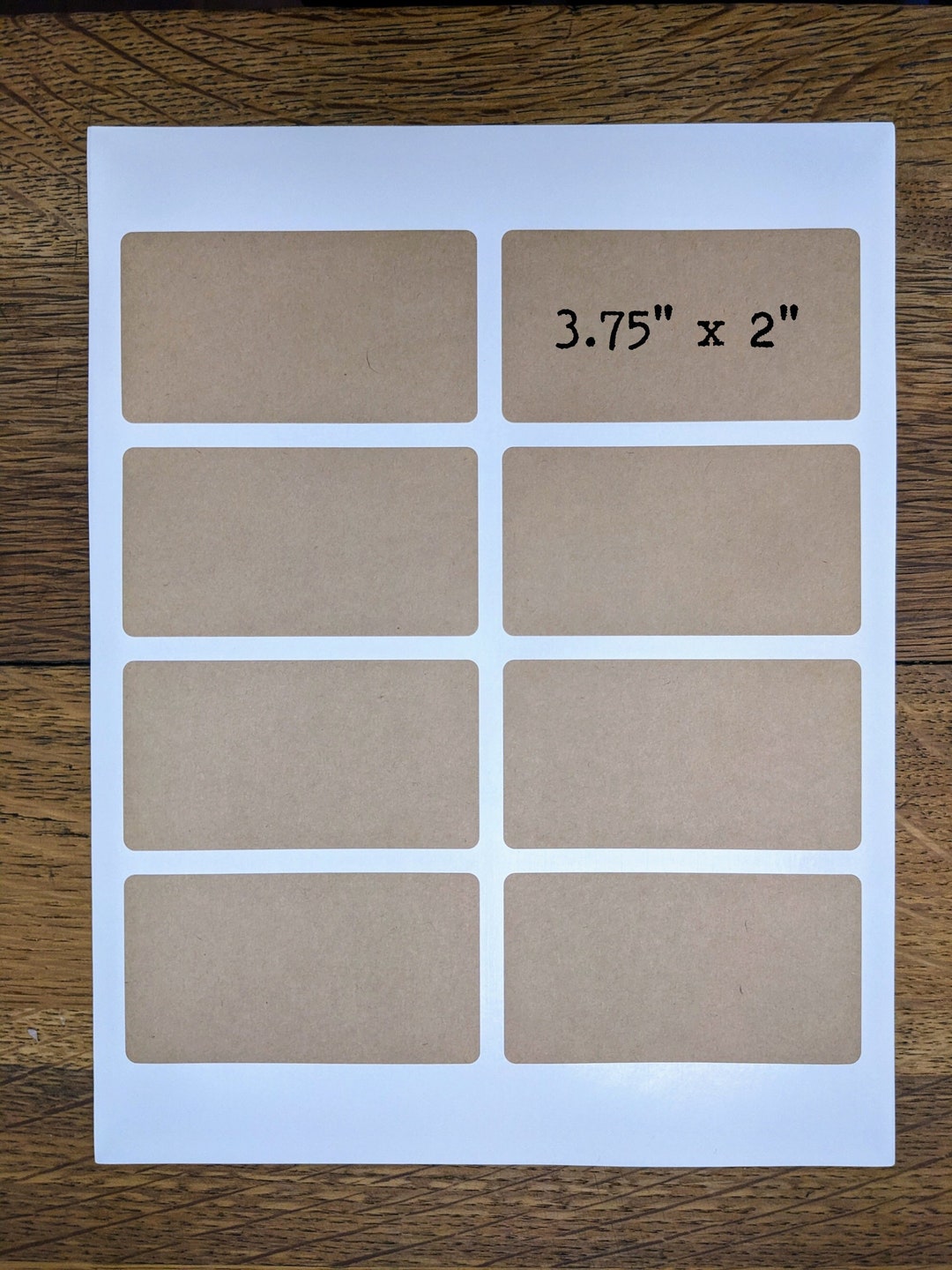 Printable Labels - Rustic Labels - Brown Kraft Stickers - Printable ...