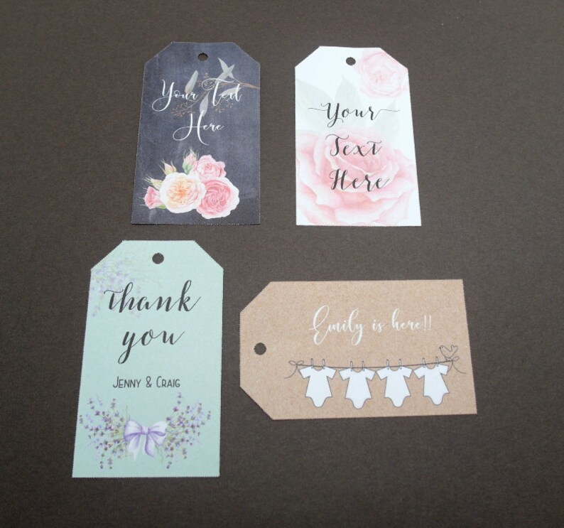 Custom Tags Custom Gift Tags Custom Product Tags Custom | Etsy