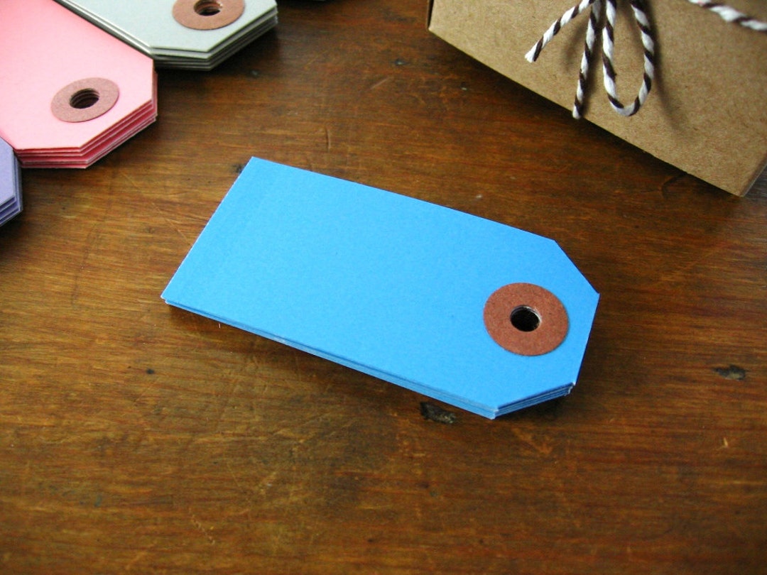 Blue Gift Tags, Set of 20 - Etsy