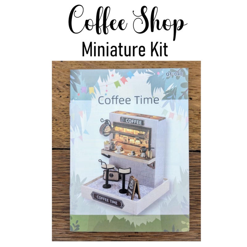 Miniature Coffee Shop - Etsy