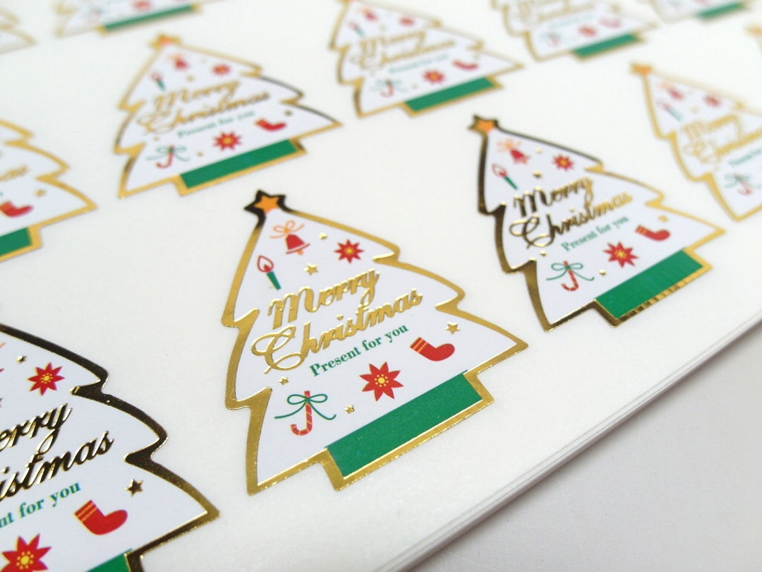 Christmas Stickers - Christmas Envelope Seal - Christmas Decorations ...