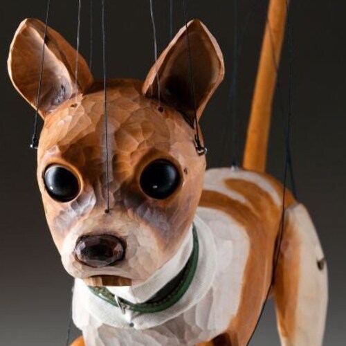 Chihuahua a Dog Marionette Puppet Hand-carved From Linden - Etsy