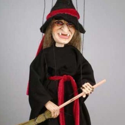 Small Witch Puppet Handmade Marionette - Etsy