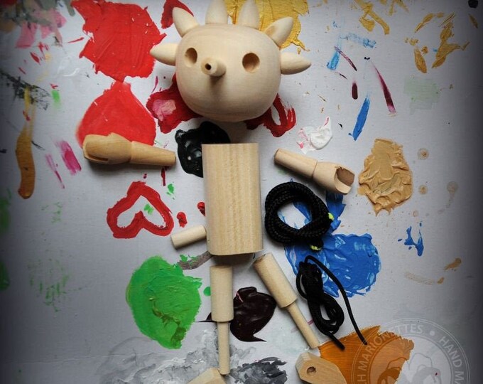 Pepe Puppet DIY KIT Build Your Own Marionette Puppet From Wooden Parts ...