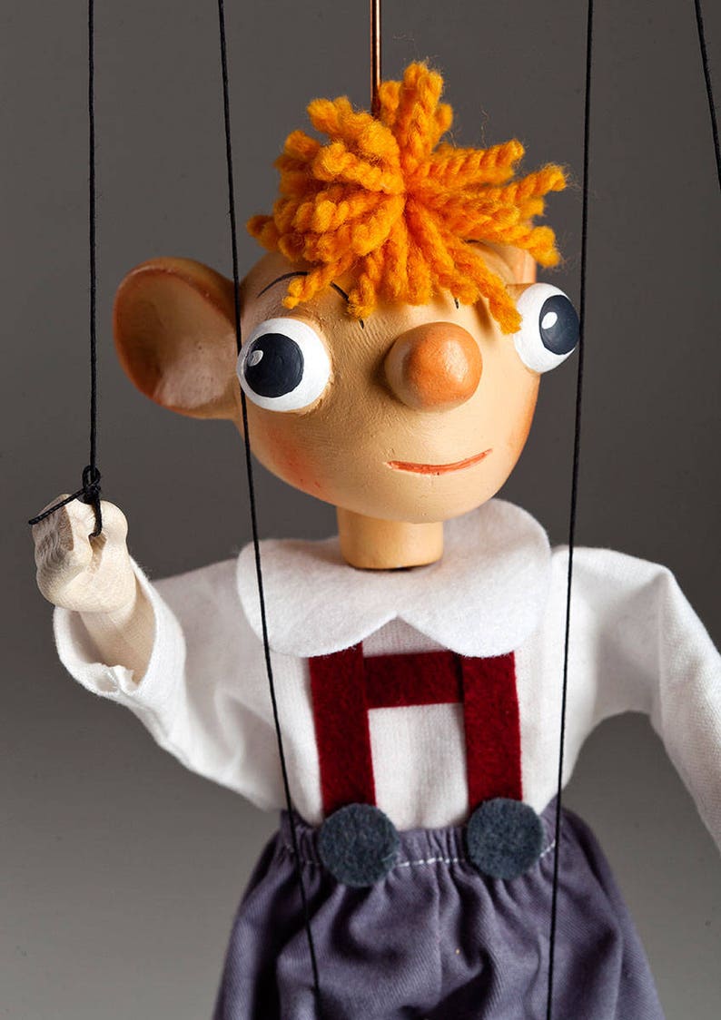 Hurvinek Small Czech Marionette Puppet | Etsy