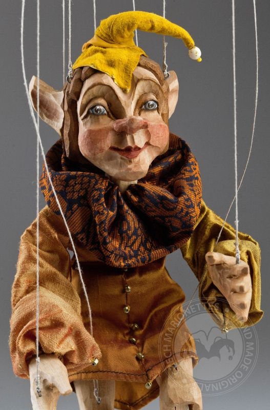 Smiling Wooden Jester - Etsy