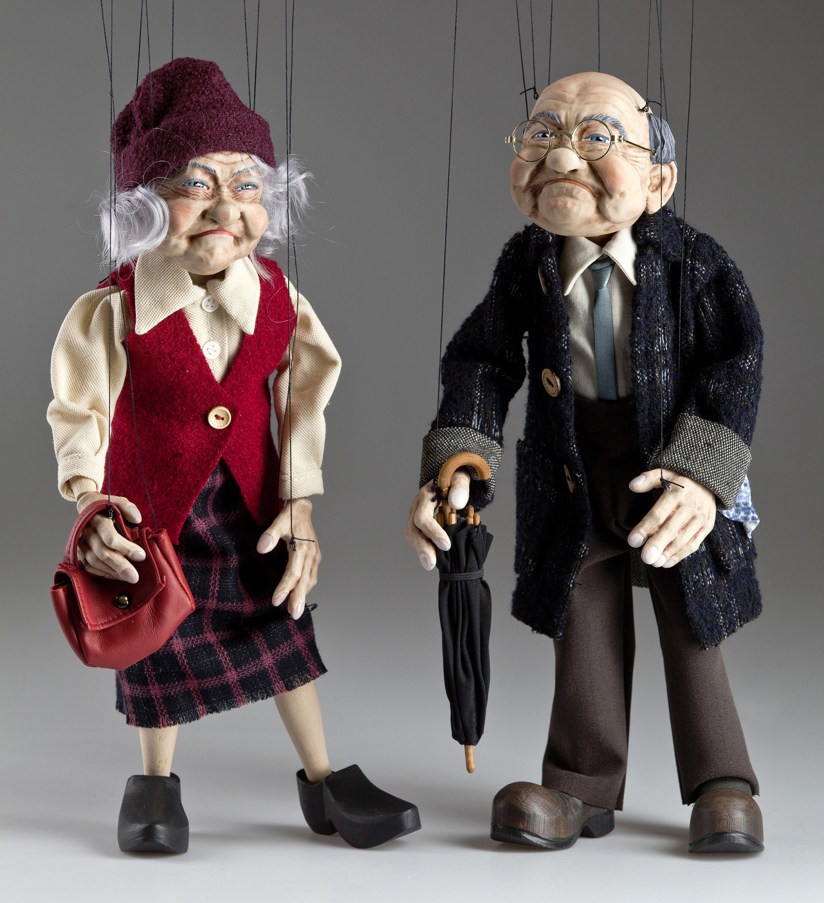 Old Couple Fanny and Joe Czech Marionettes Puppets - Etsy UK
