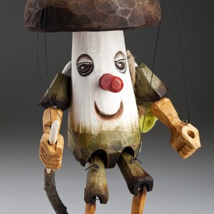Comic Mushroom Marionette *boletus* – a String Puppet of a Forest Tale ...