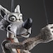 Dude Wolf – Wooden Art String Puppet From Zoo Sapiens Collection - Etsy