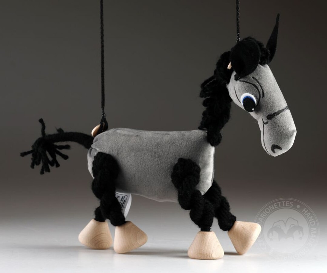 Donkey - Pepino Soft Handmade Puppet - Etsy